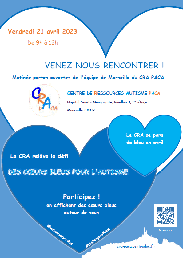 CRA PACA : des cœurs bleus pour l'autisme - Association La Bourguette ...